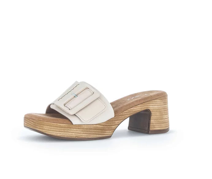 GABOR COMFORT MULE | IVORY – THE HEN HOUSE